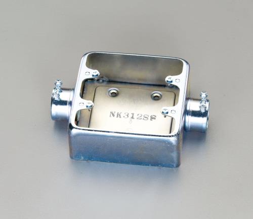 ESCO（エスコ） E25 露出スイッチボックス(2方出/2個用) EA940CS-16