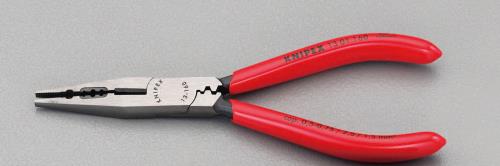 KNIPEX（ｸﾆﾍﾟｯｸｽ） 160mm 穴付ラジオペンチ(圧着付) 1301160